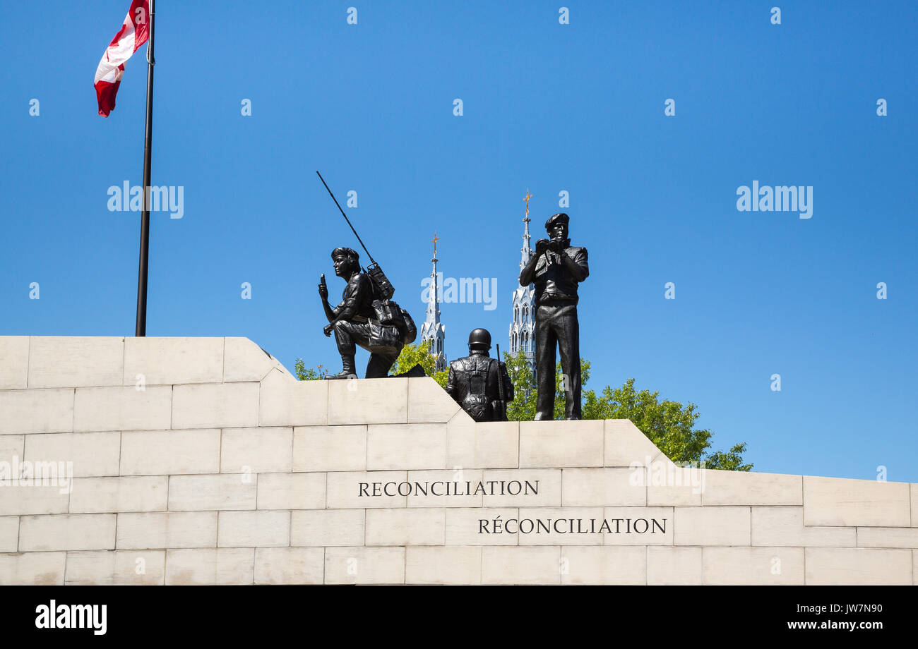Canadian War Memorial s in Ottawa Ontario Canada Stock Photo - Alamy