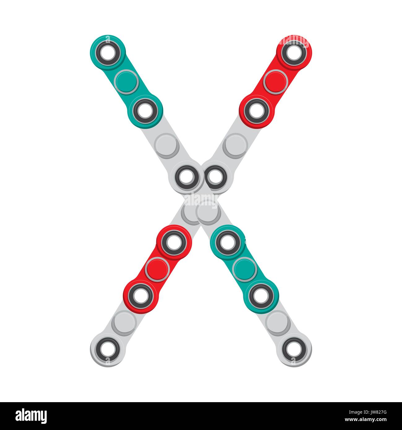 Plastic magnetic letters Stock Vector Images - Alamy