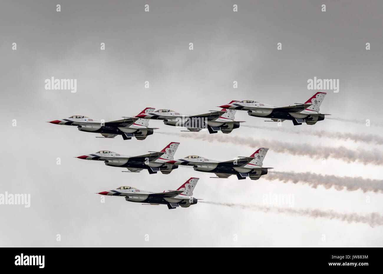 Thunderbirds Aerobatic Display Team, USAF Stock Photo - Alamy
