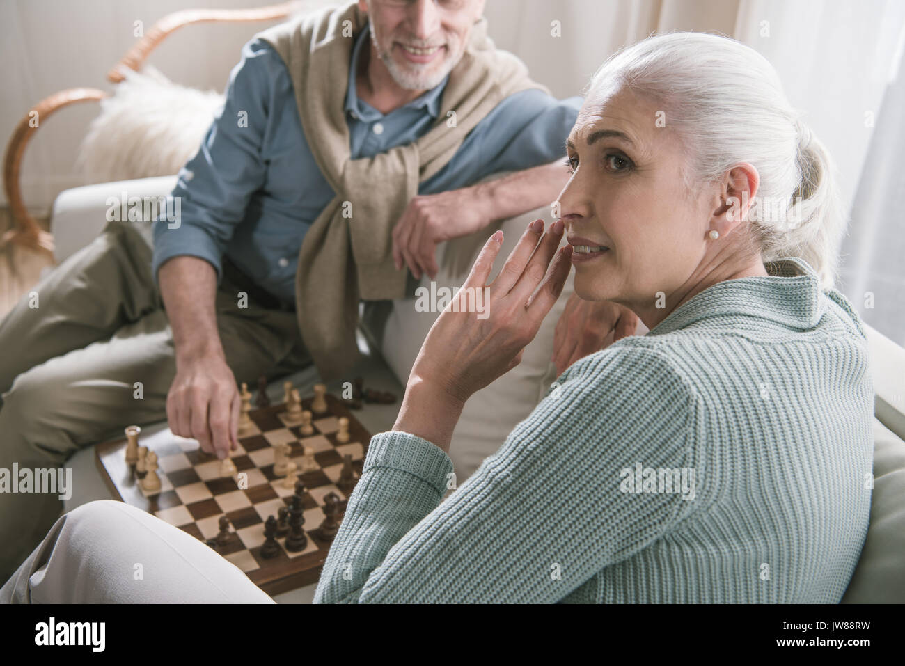 Grey Haired Couple High Resolution Stock Photography and Images - Alamy