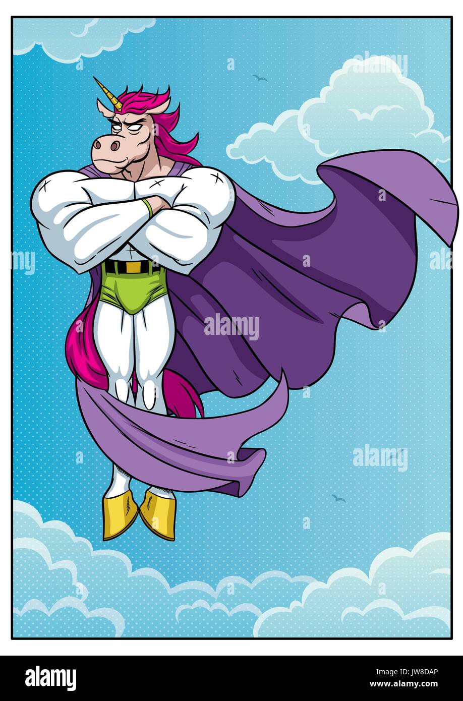 Floating man in sky Stock Vector Images - Alamy