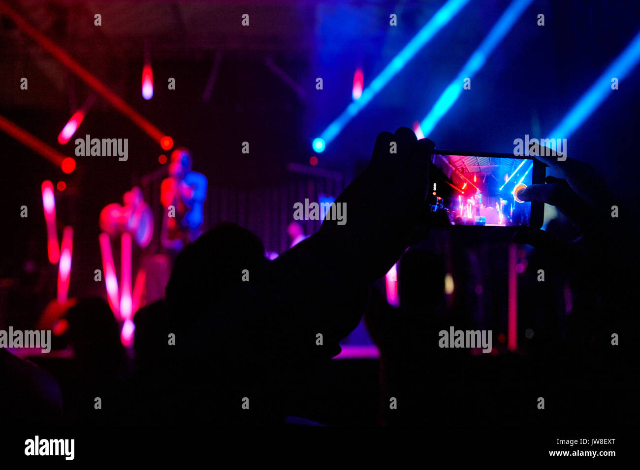 Recording live concert hi-res stock photography and images - Alamy