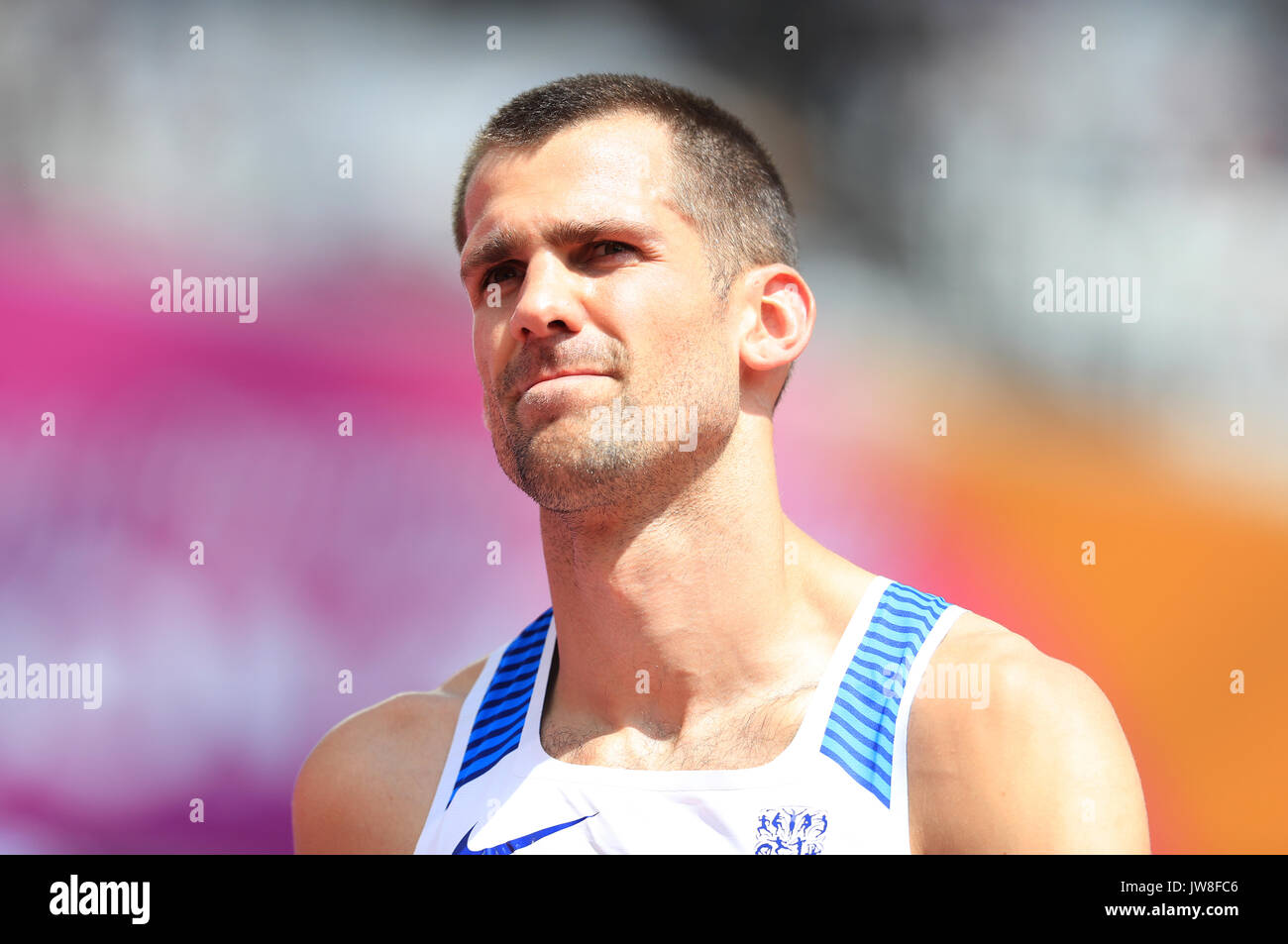 Great Britain's Robbie Grabarz competes in the Men's High Jump ...