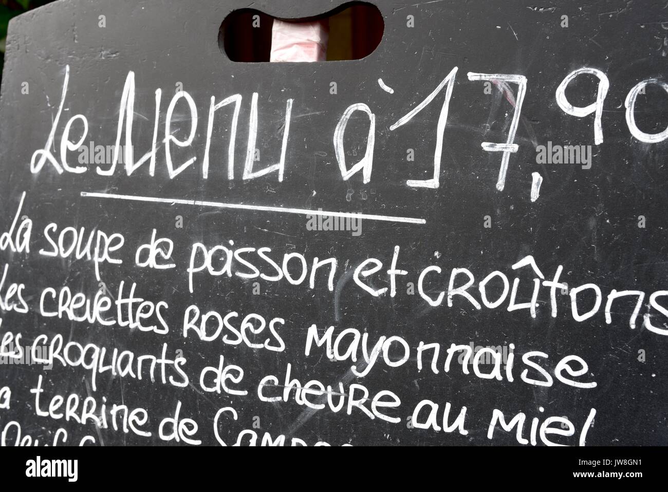 Closeup Of A Typical French Menu Stock Photo Alamy closeup-of-a-typical-french-menu-stock-photo-alamy