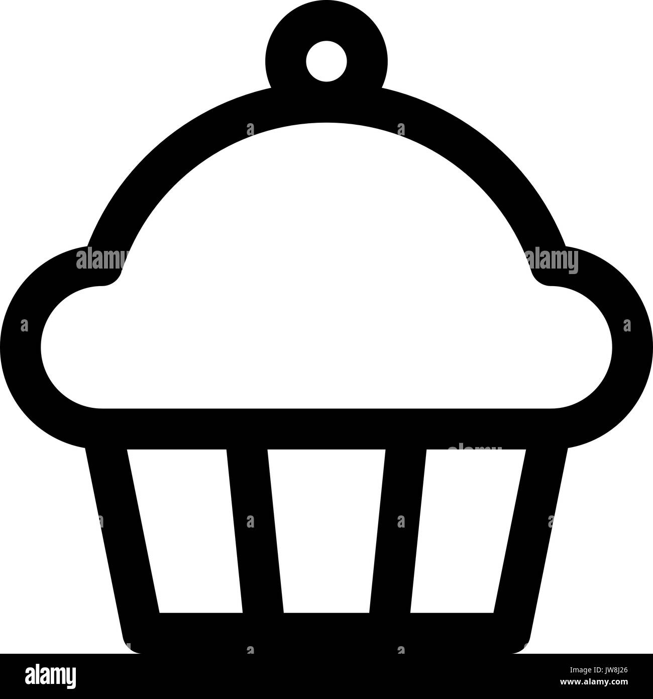 Cupcake cherry Black and White Stock Photos & Images - Alamy