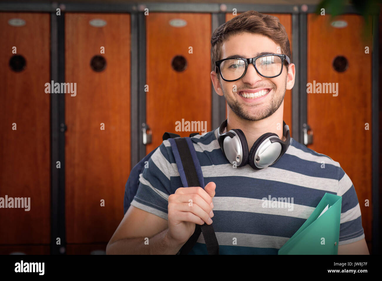 Brown lockers hi-res stock photography and images - Alamy