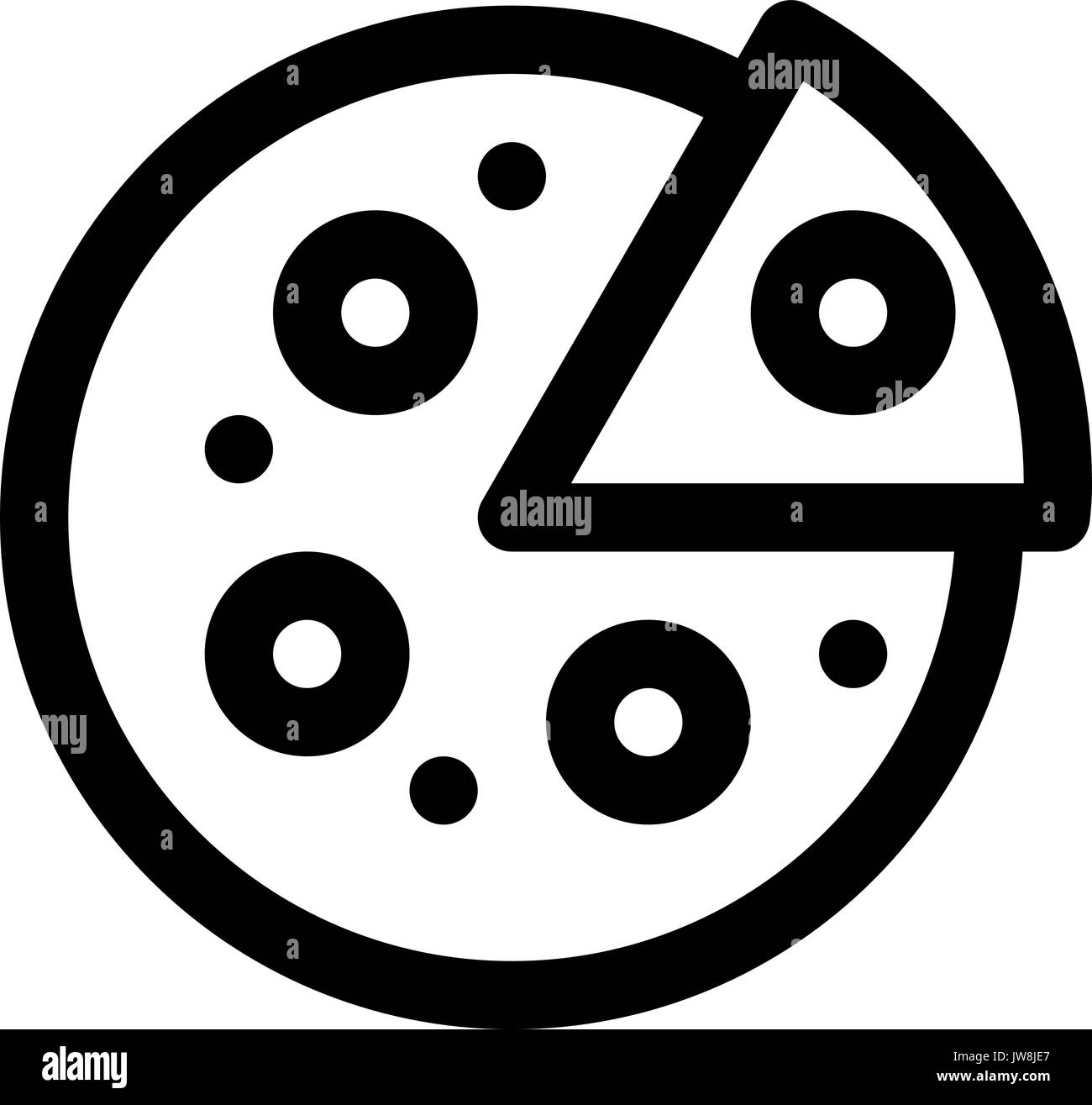 Pizza flatbread Stock Vector Images - Alamy