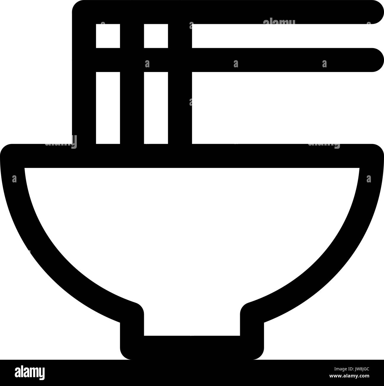 Ramen with chopsticks Black and White Stock Photos & Images - Alamy