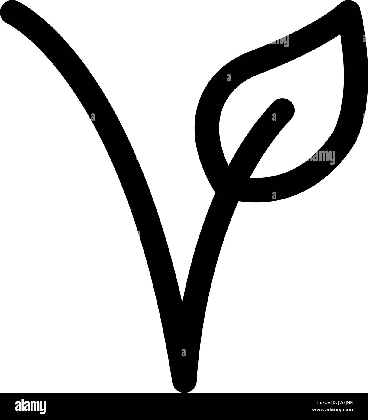 Vegetarian symbol Black and White Stock Photos & Images - Alamy