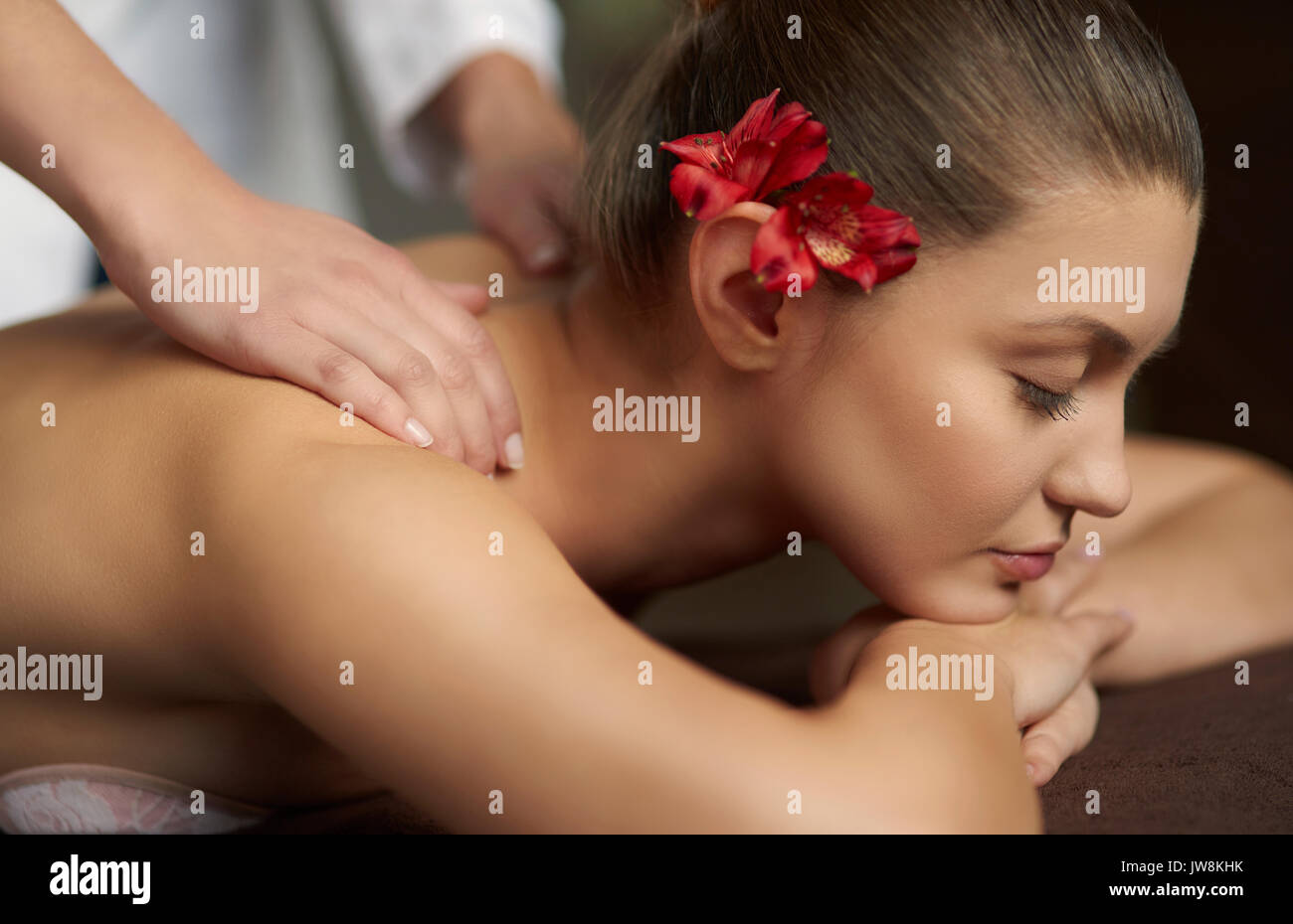 Shoulder massage after long hi-res stock photography and images - Alamy