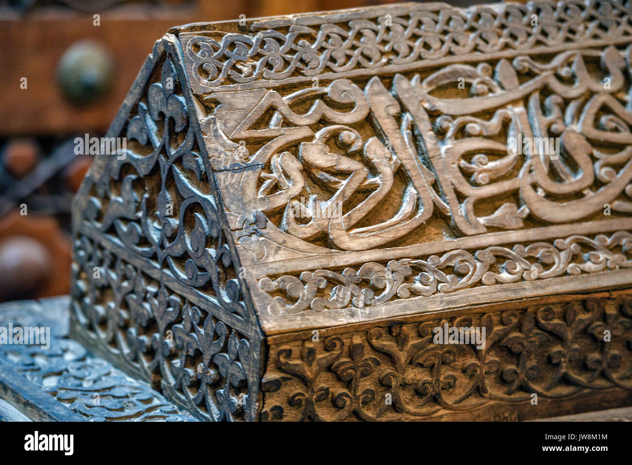 Ottoman carved wood objects, Amasya Museum, Turkey Stock Photo - Alamy
