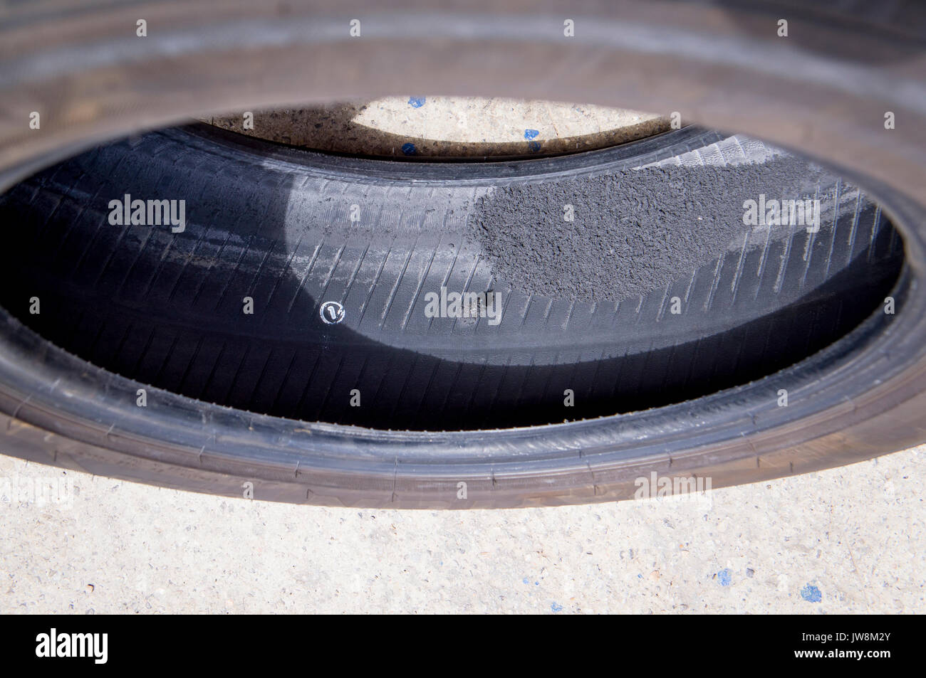 tyre puncture, tubeless tire, tires, tyre, tyres, wheel, wheels Stock ...