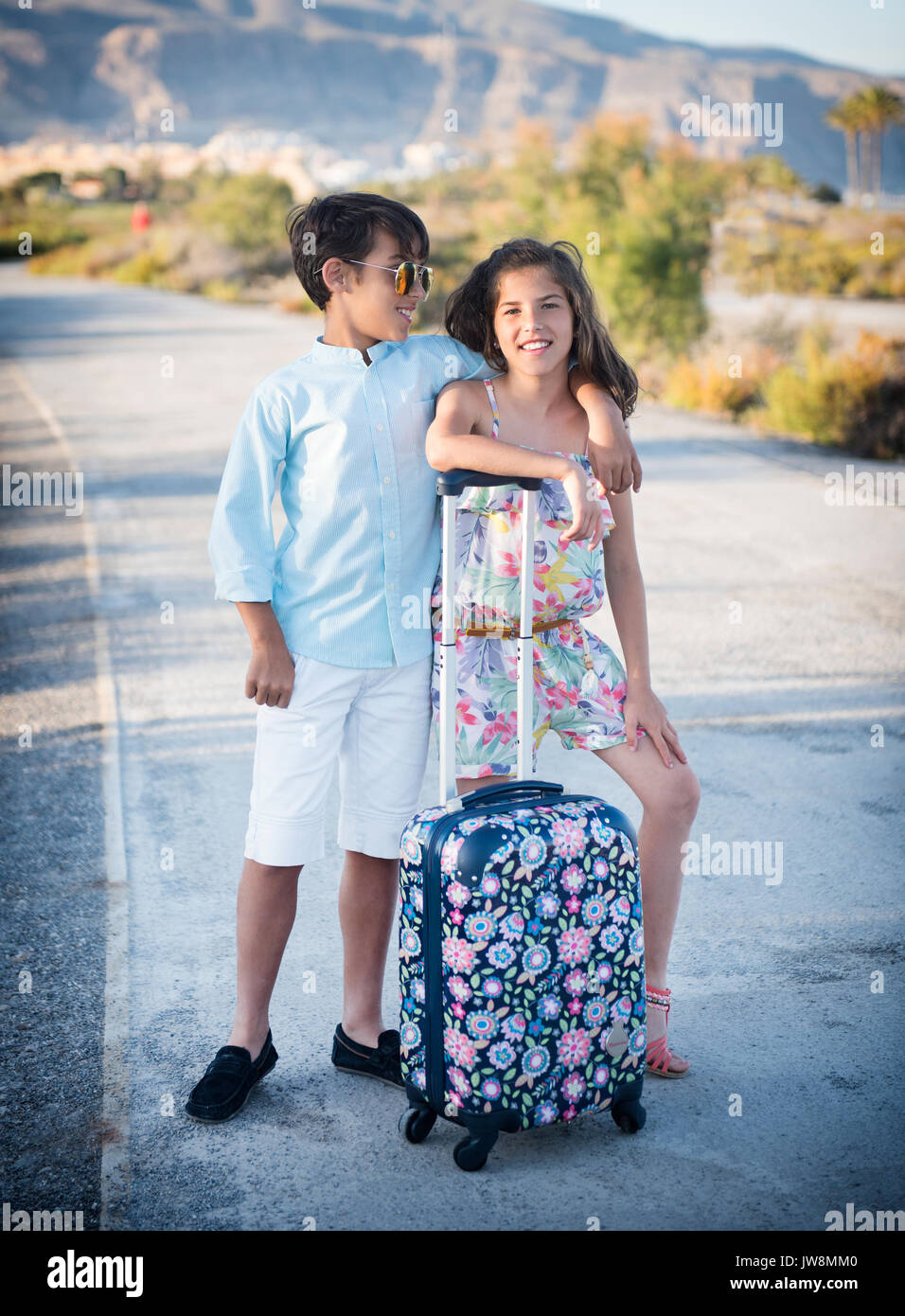 boy met a girlfriend Stock Photo - Alamy