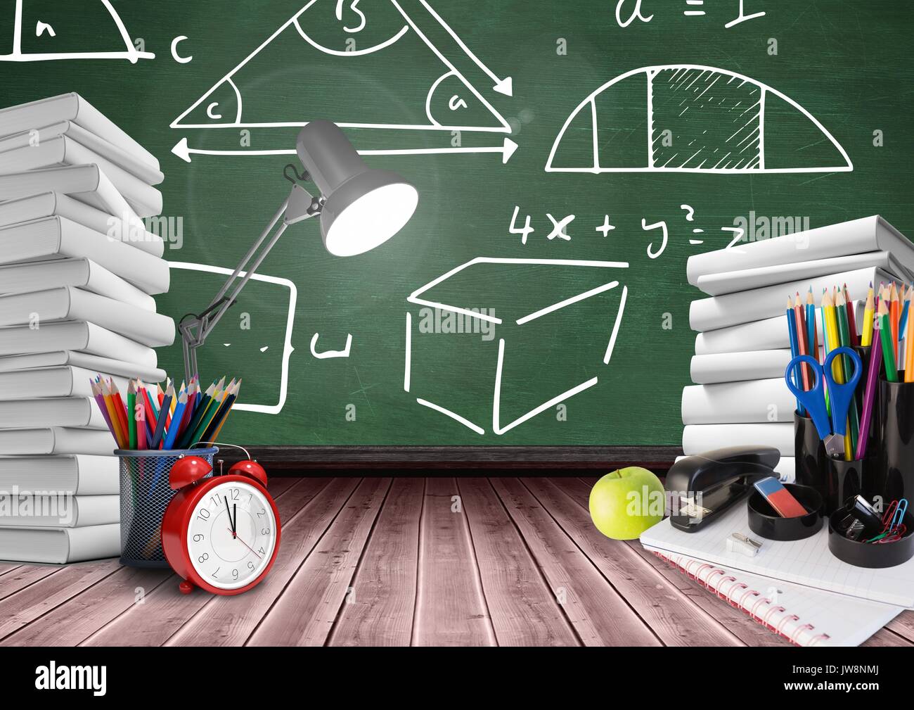 Math diagrams and blackboard hi-res stock photography and images - Alamy