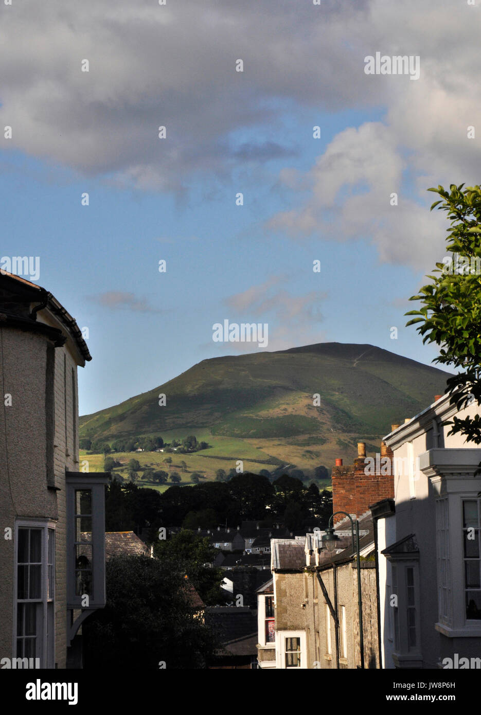 view of hills from ruthin, denbighshire, north wales Stock Photo - Alamy