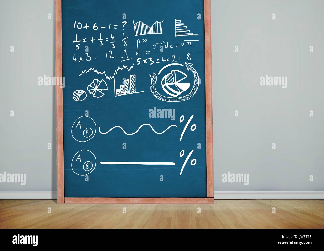 Math diagrams and blackboard hi-res stock photography and images - Alamy