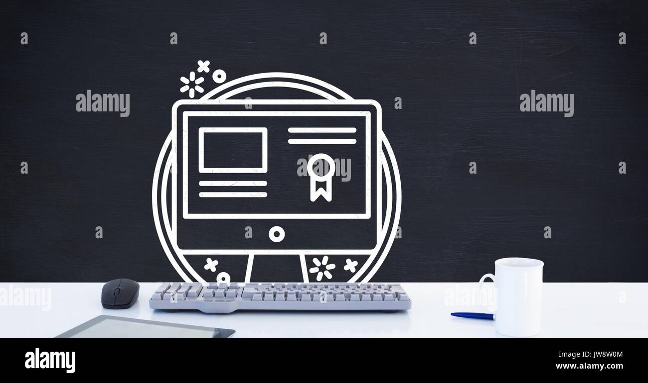 Digital literacy black board hi-res stock photography and images - Alamy