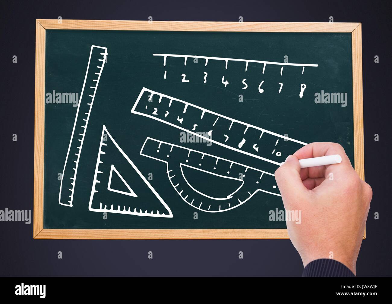 Semi circle ruler hi-res stock photography and images - Alamy