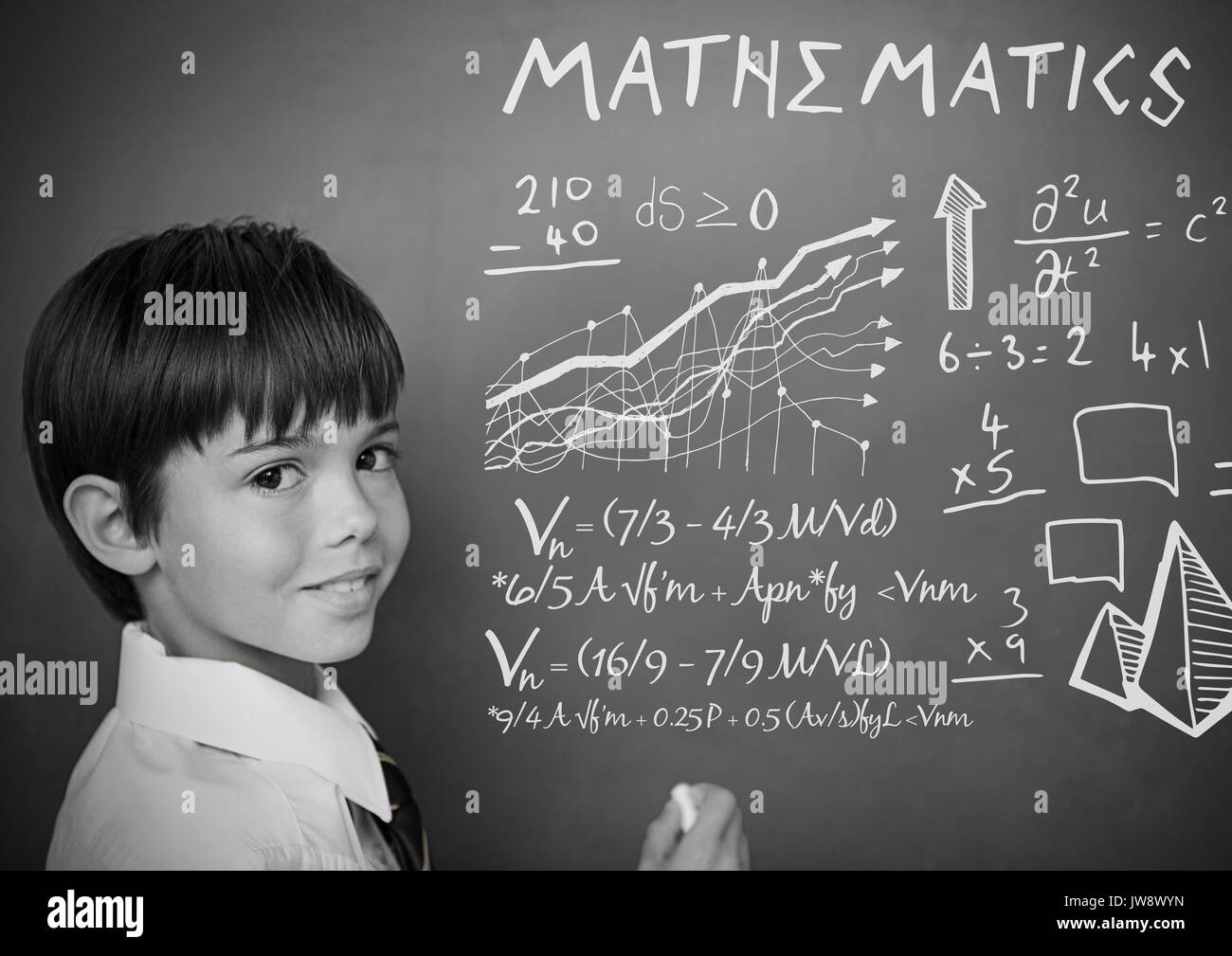 Difficult math Black and White Stock Photos & Images - Alamy