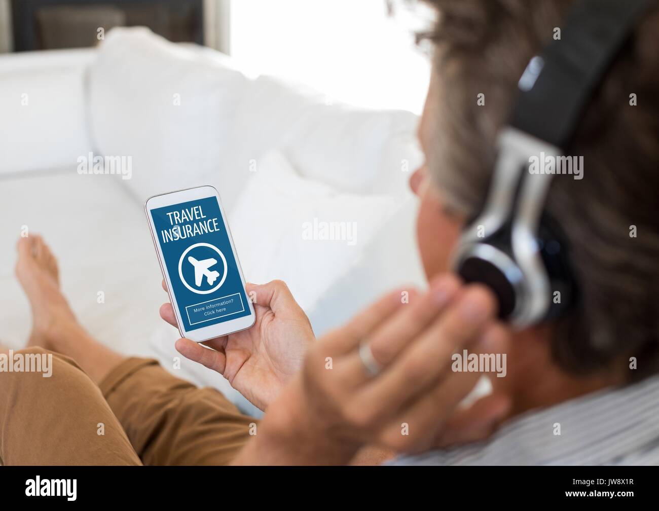 Man Hand Drawing Listening Music High Resolution Stock Photography and ...