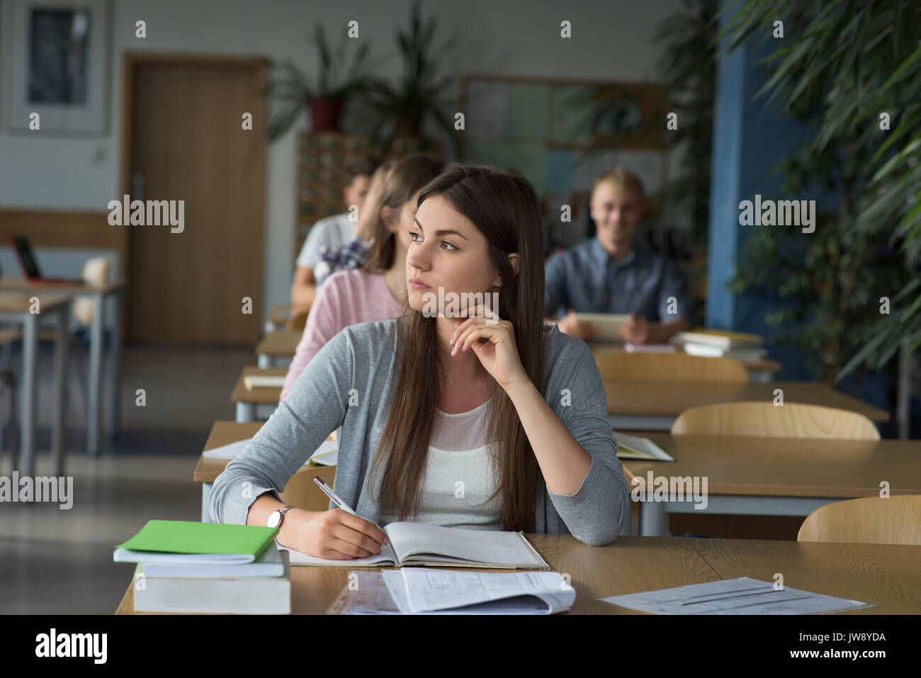 Adult learning classroom exam hi-res stock photography and images - Alamy