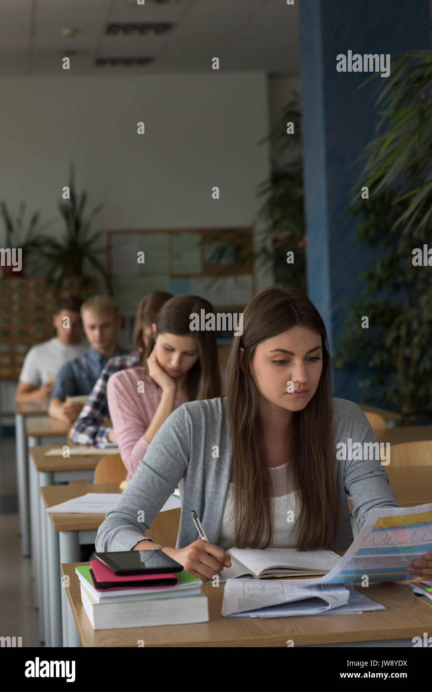 Adult learning classroom exam hi-res stock photography and images - Alamy