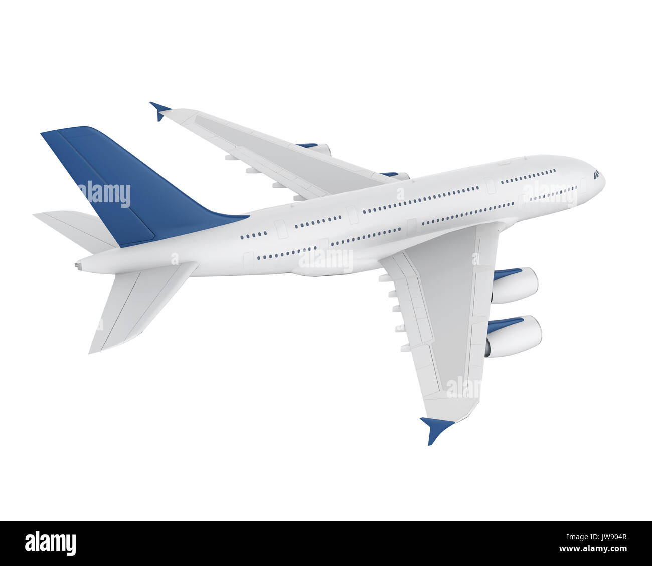 Commercial Aircraft Isolated Stock Photo - Alamy