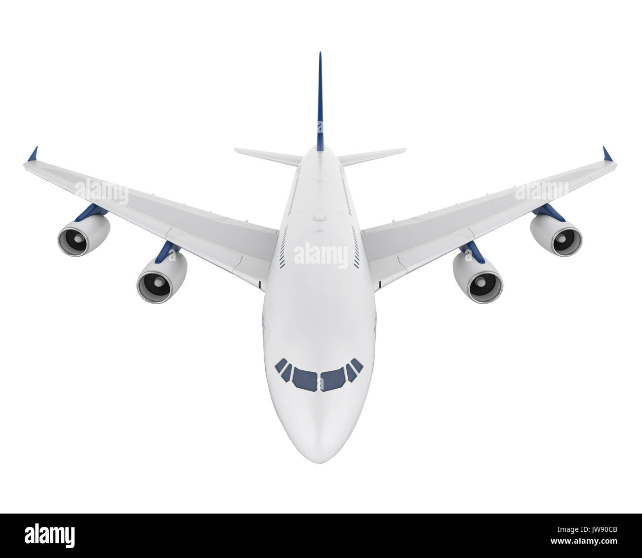 Commercial Aircraft Isolated Stock Photo - Alamy