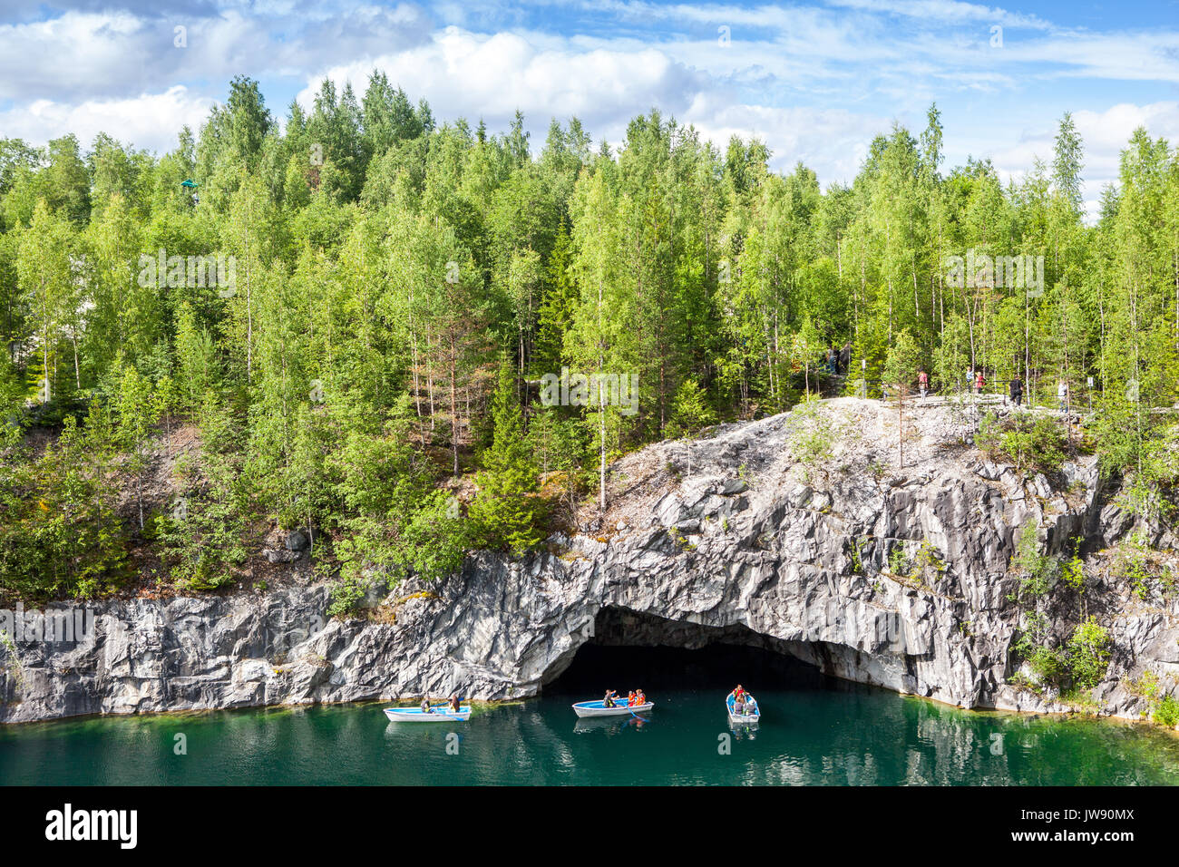 Ruskeala mountain park hi-res stock photography and images - Alamy