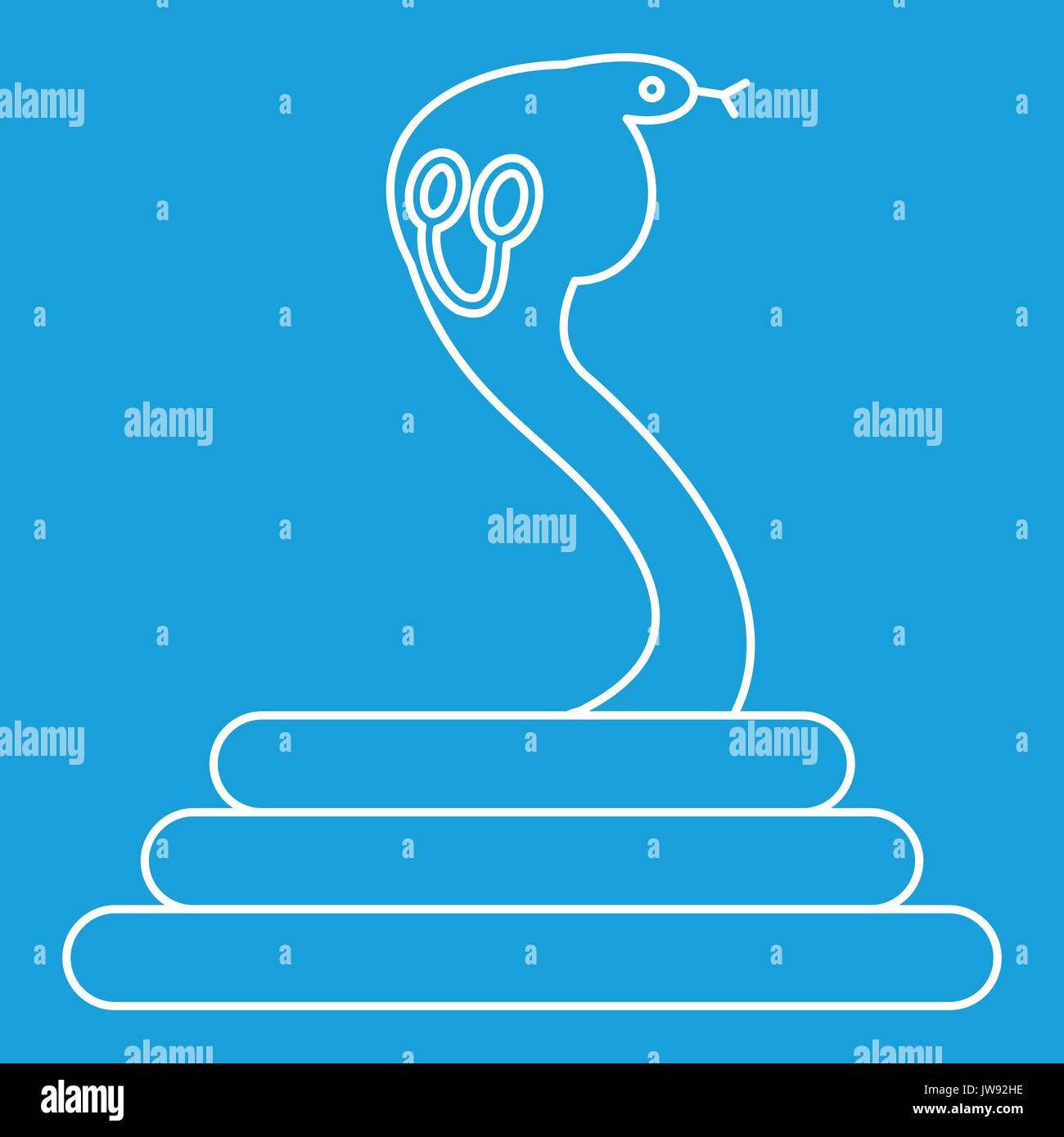 Cobra icon, outline style Stock Vector Image & Art - Alamy