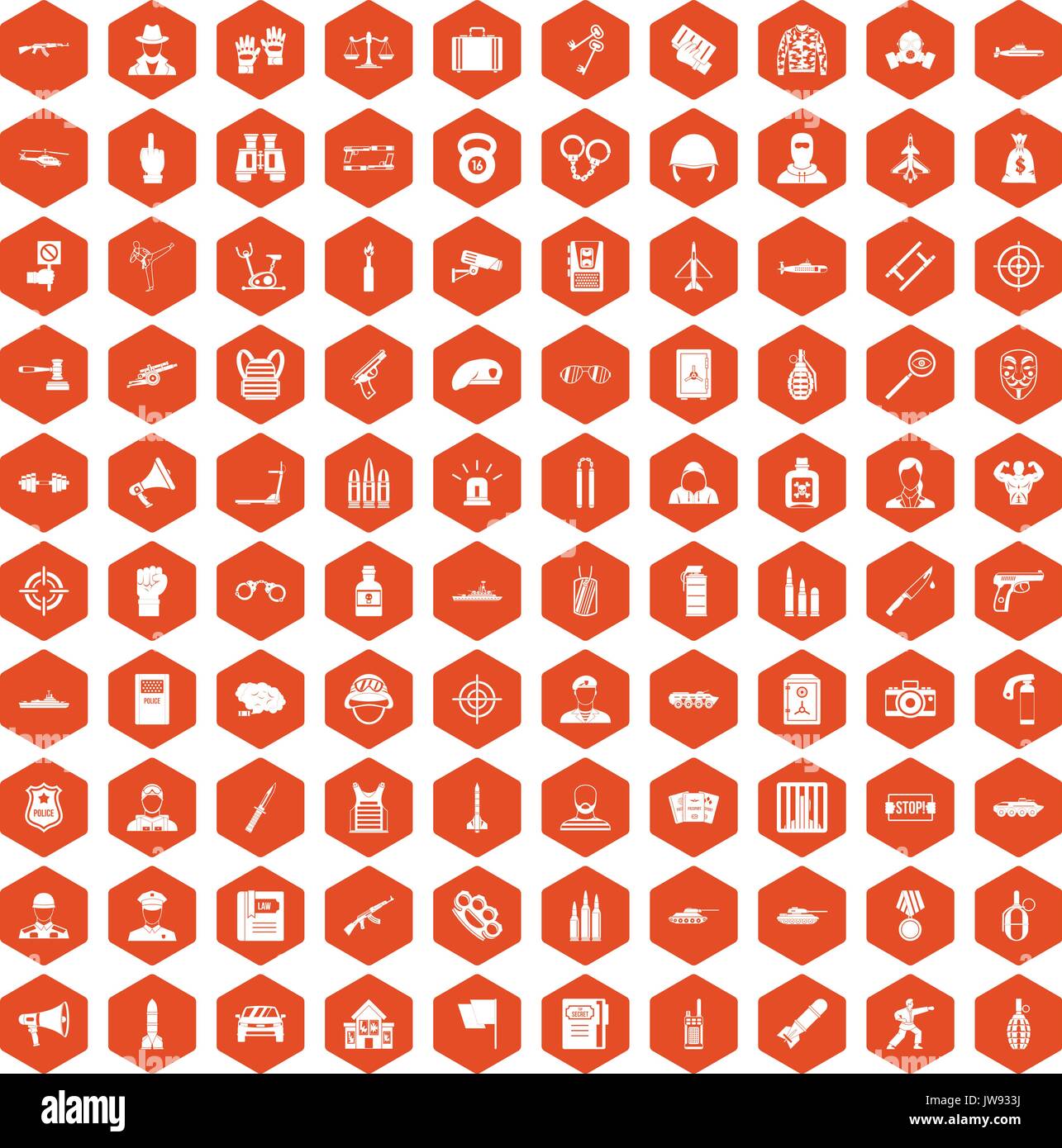 Woman orange knife Stock Vector Images - Alamy