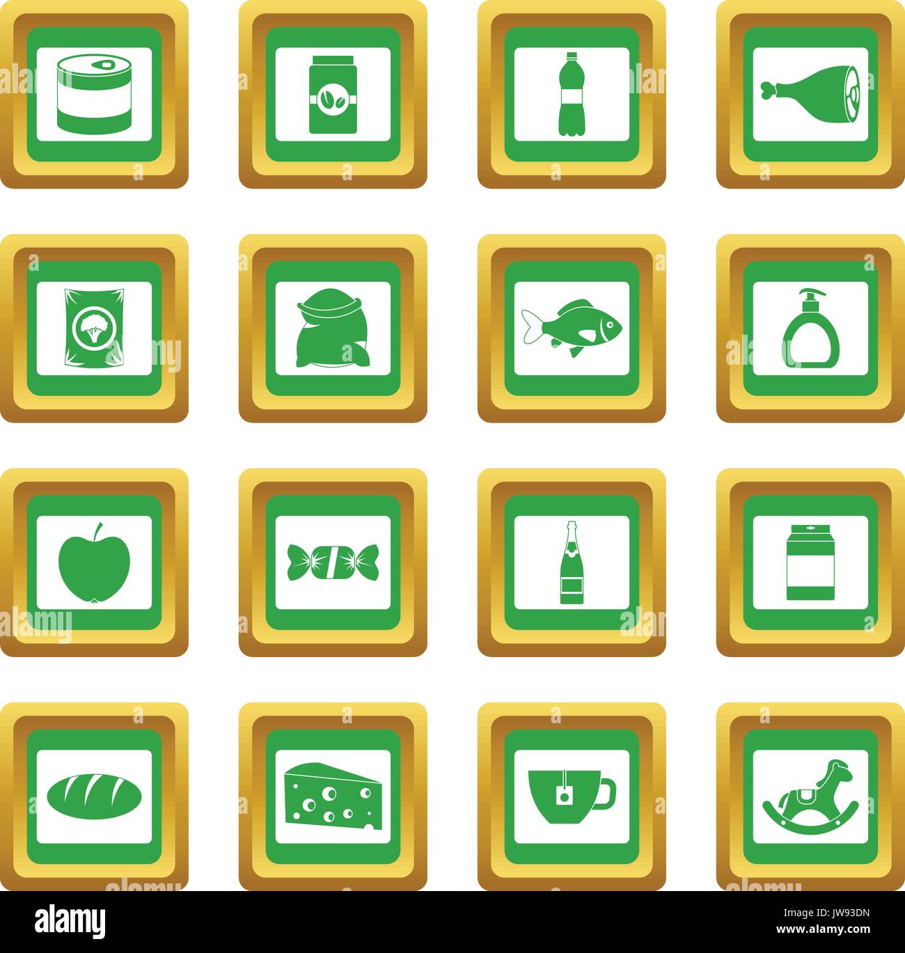 Supermarket green tea Stock Vector Images - Alamy