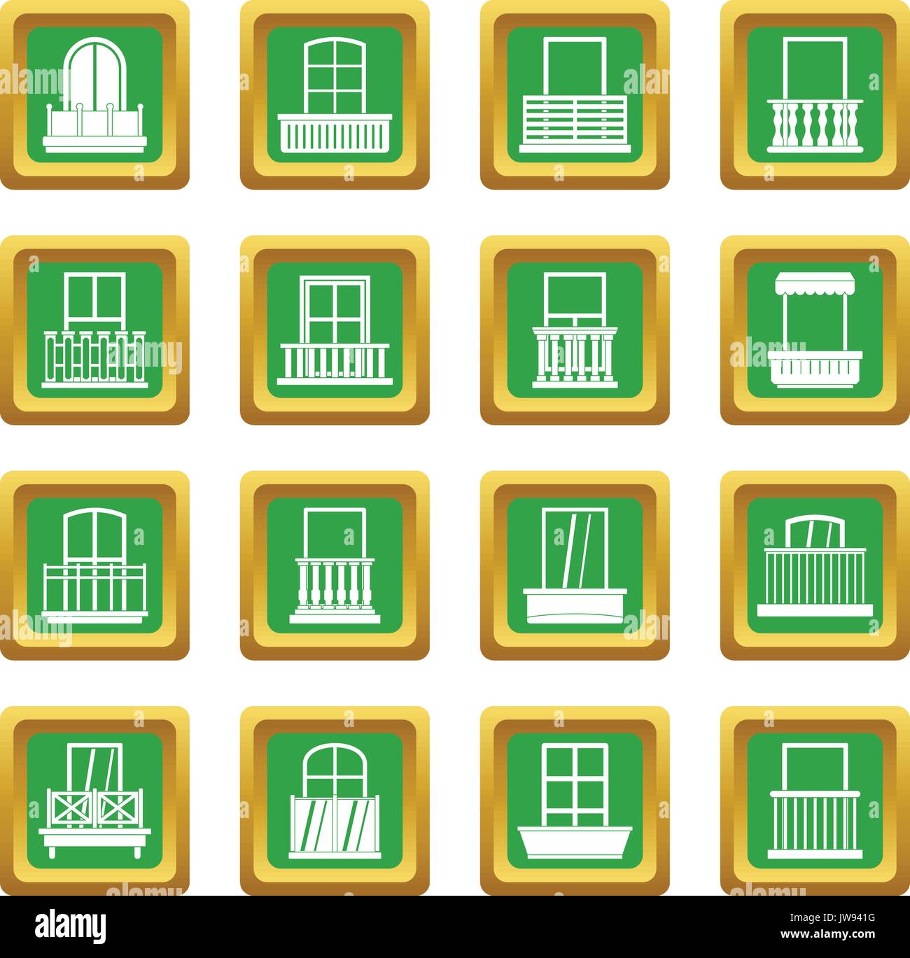 Green plastic window Stock Vector Images - Alamy