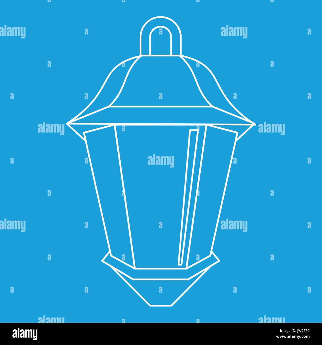 Street light icon, outline style Stock Vector Image & Art - Alamy