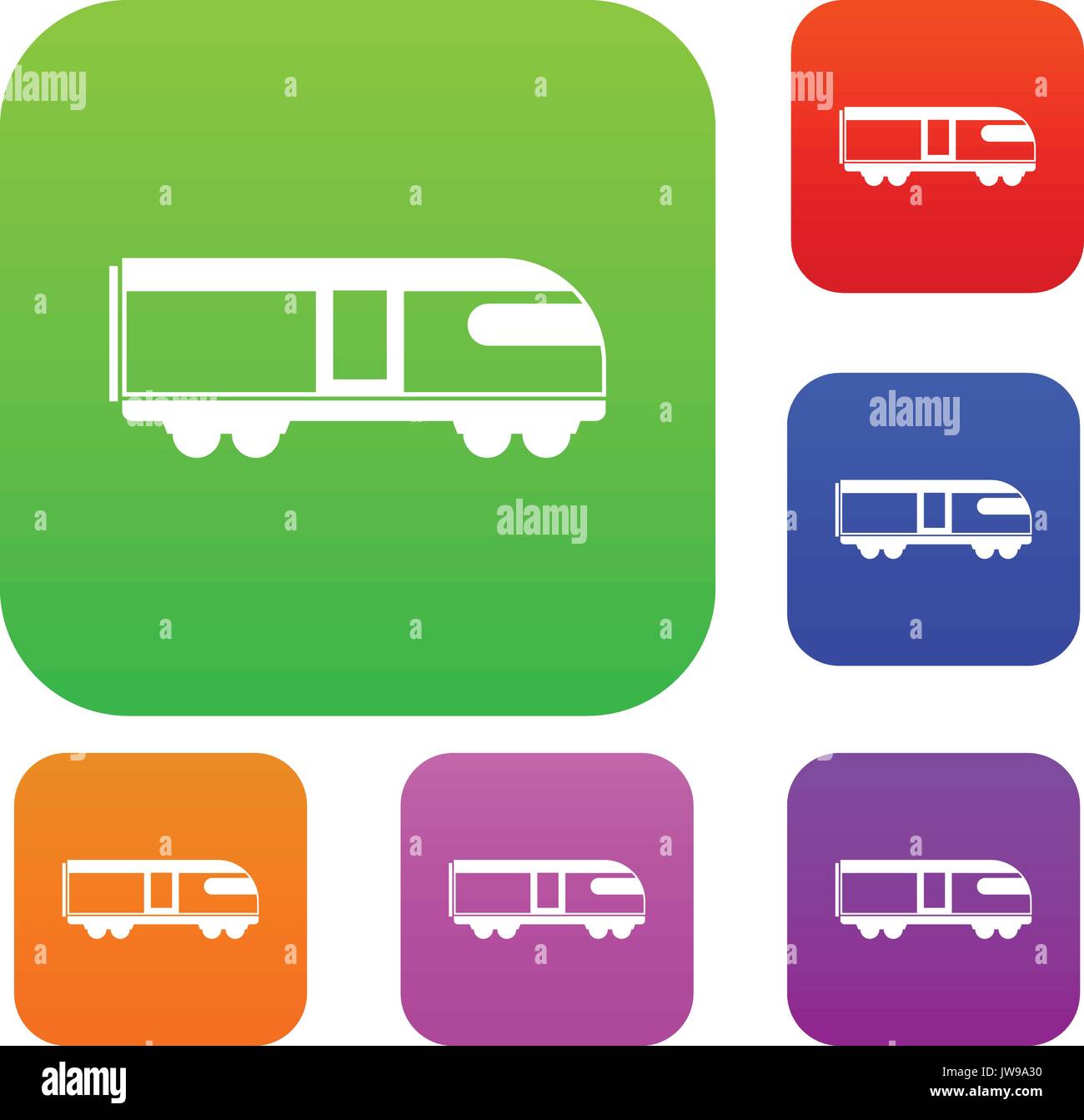 Swiss mountain train set collection Stock Vector Image & Art - Alamy