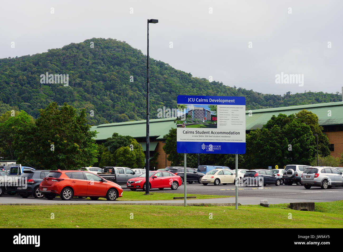 View of the Cairns campus of the James Cook University (JCU), a public ...