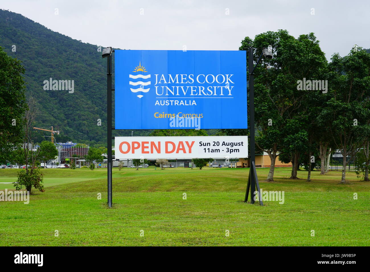 View of the Cairns campus of the James Cook University (JCU), a public ...