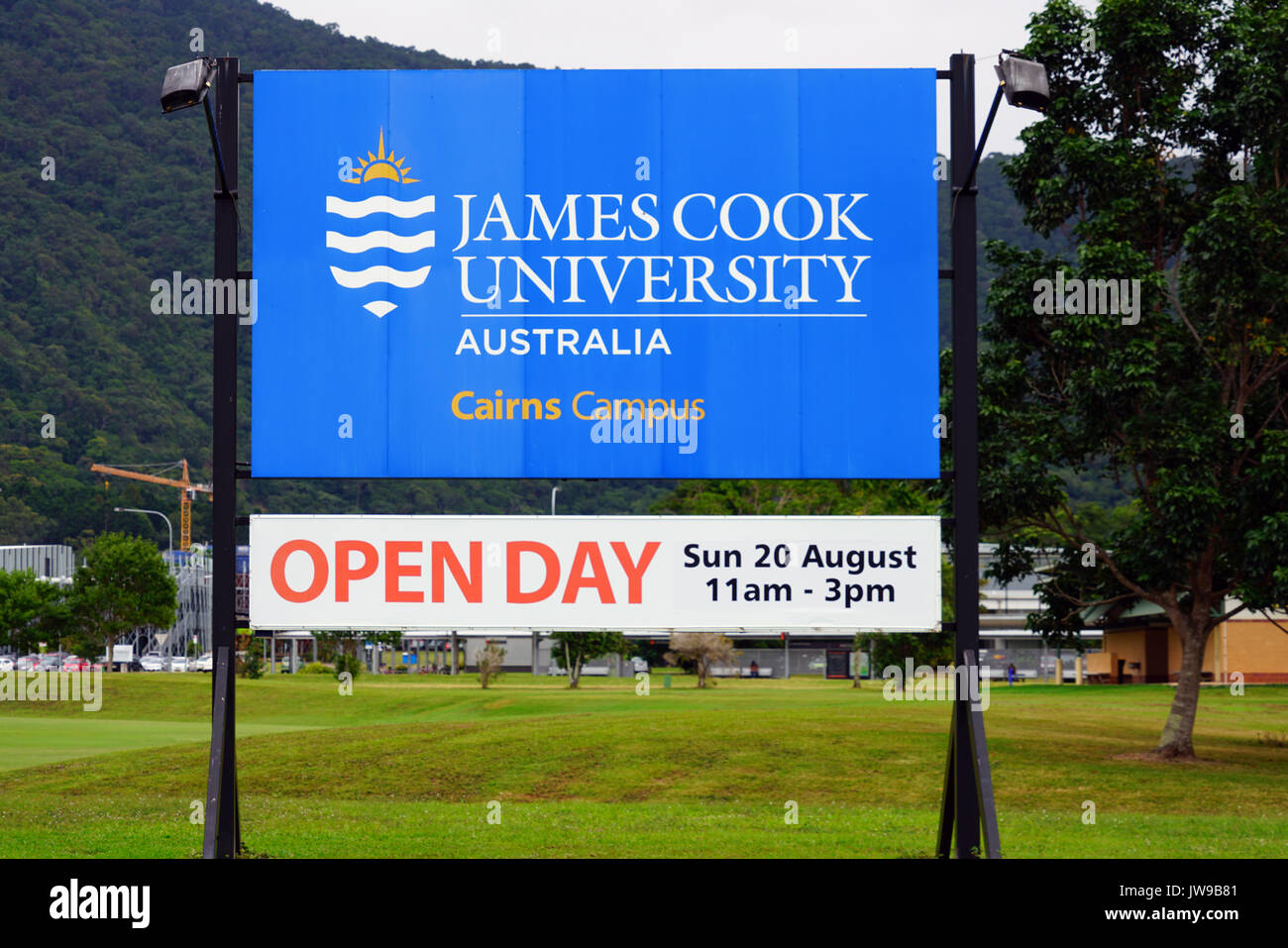 View of the Cairns campus of the James Cook University (JCU), a public ...