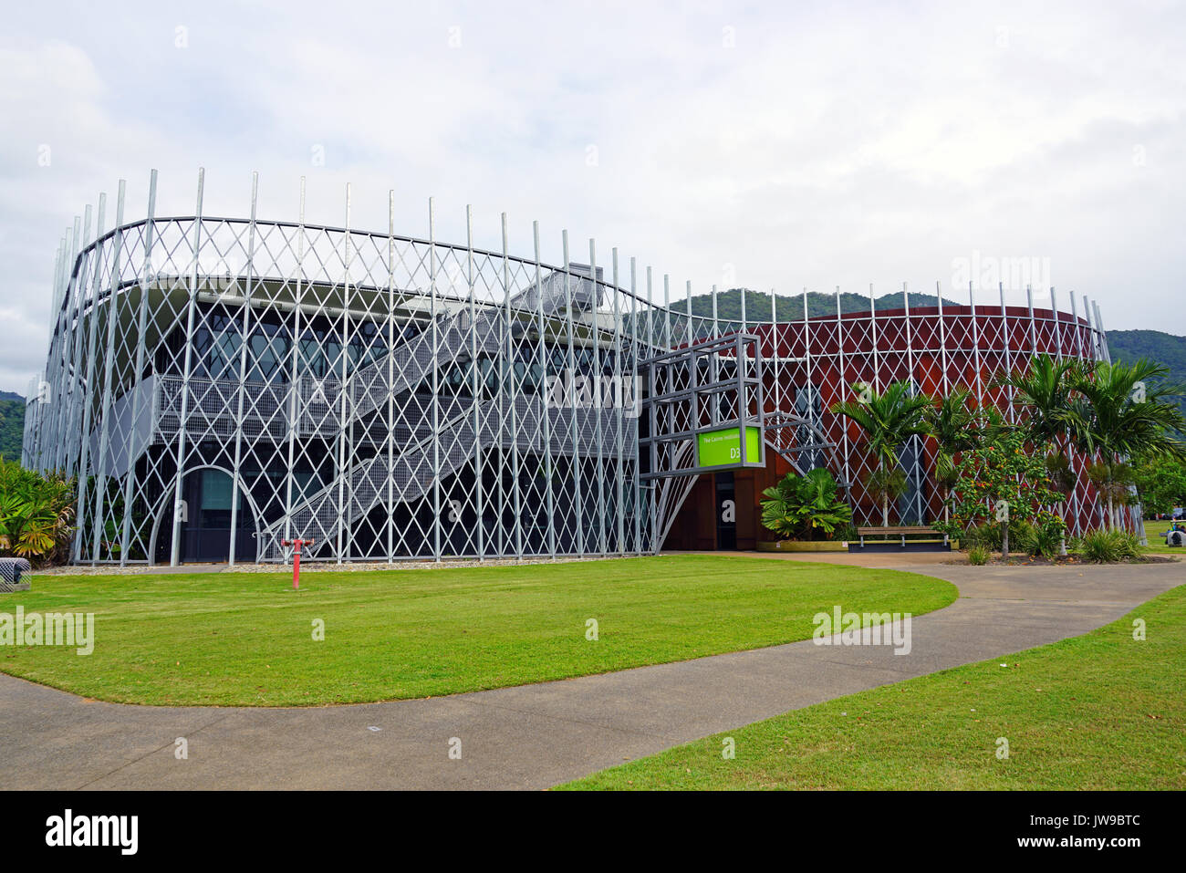 View of the Cairns campus of the James Cook University (JCU), a public ...