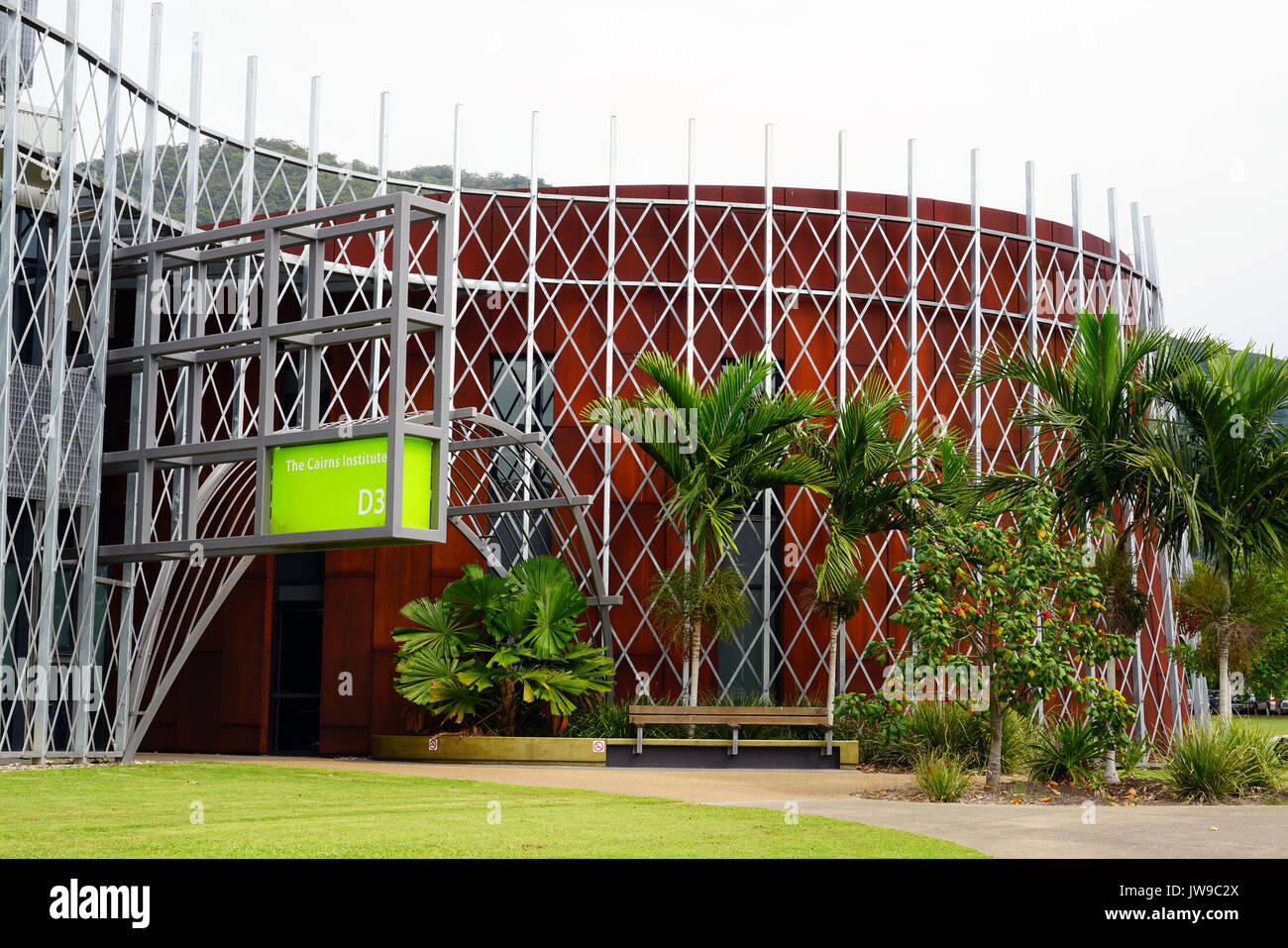 View of the Cairns campus of the James Cook University (JCU), a public ...