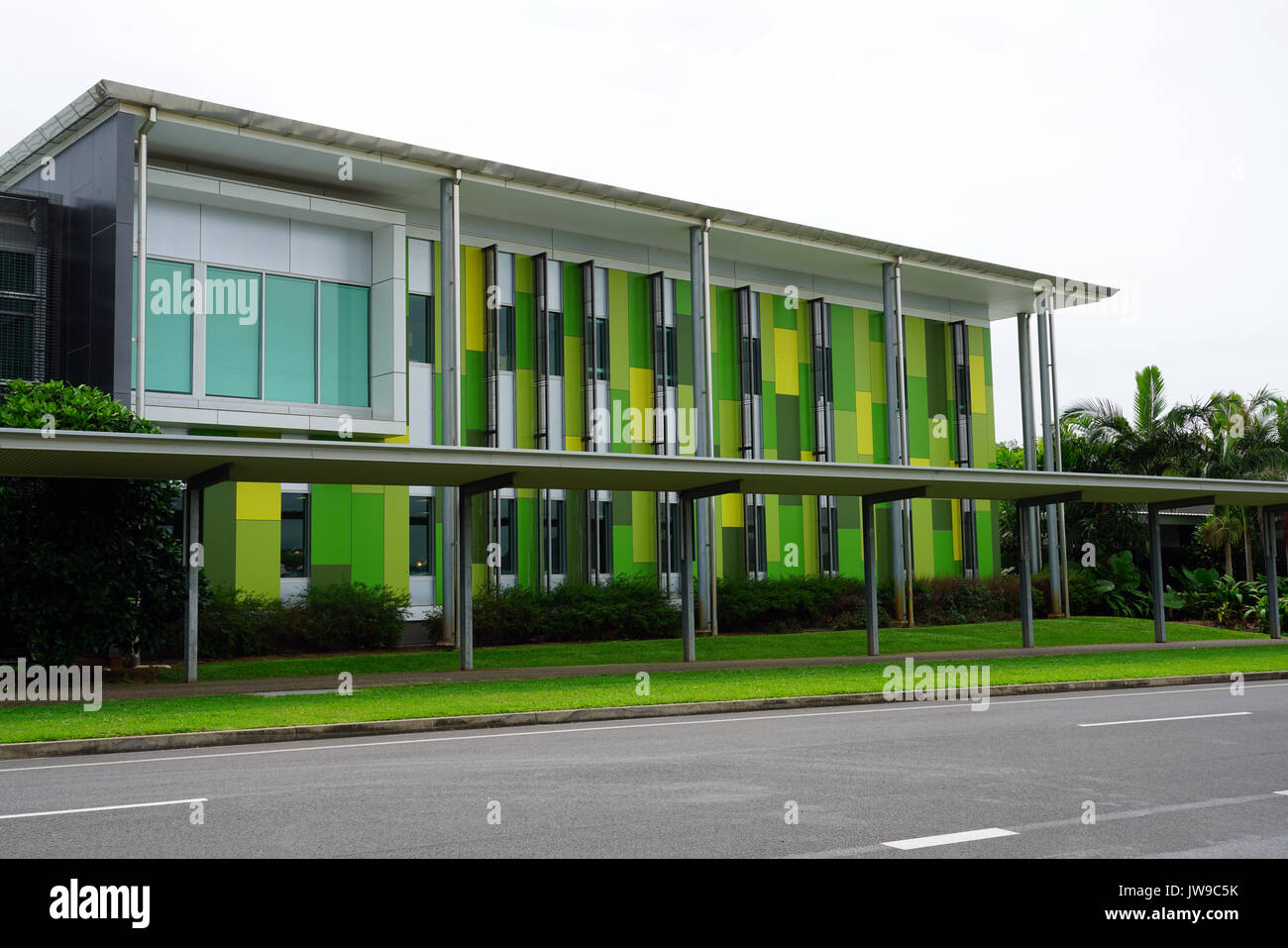 View of the Cairns campus of the James Cook University (JCU), a public ...