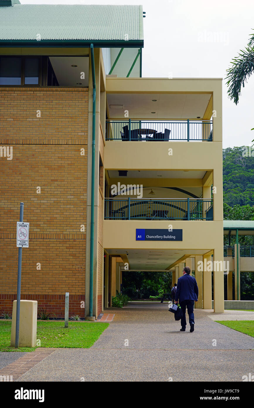View of the Cairns campus of the James Cook University (JCU), a public ...