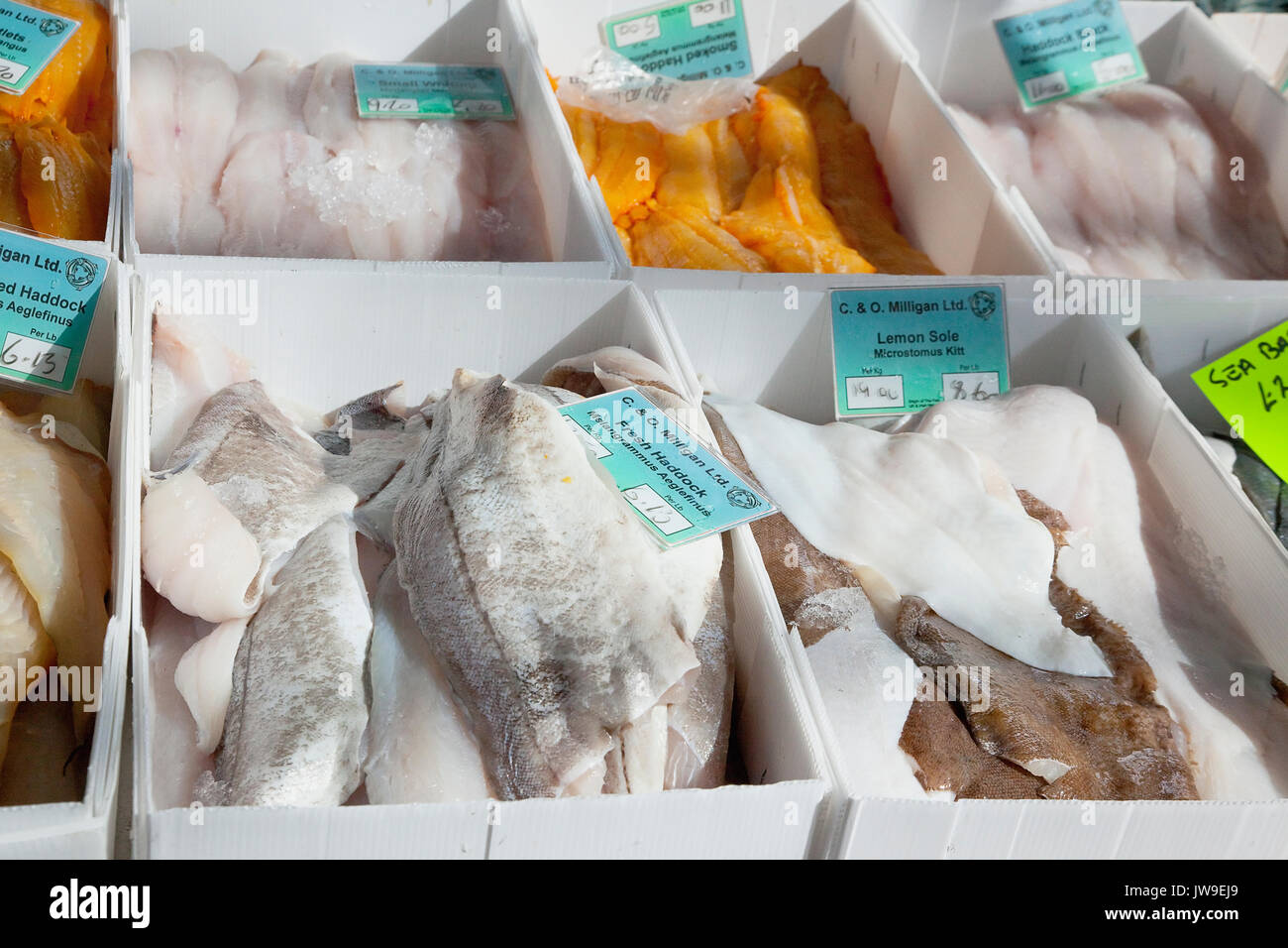 Display of fresh fish hi-res stock photography and images - Alamy