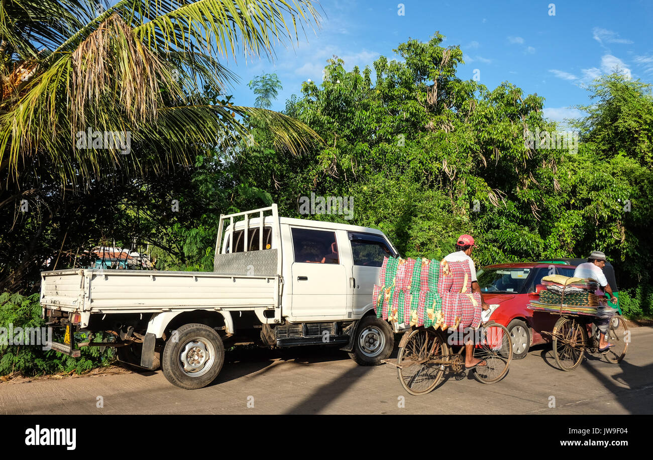 Colombo, Sri Lanka - Sep 5, 2015. Vehicles on street at sunny day in ...