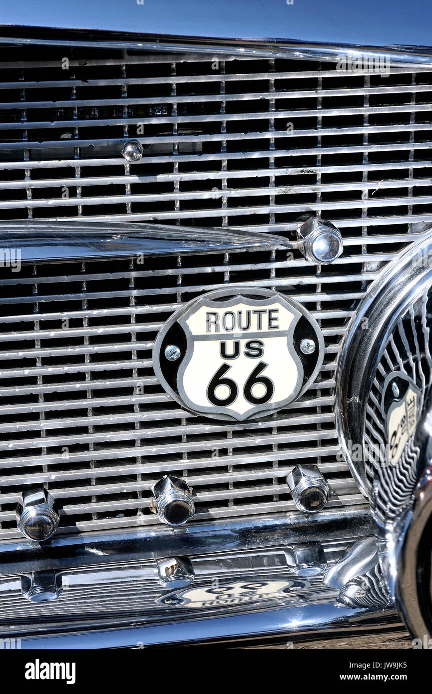Route 66 badge hi-res stock photography and images - Alamy