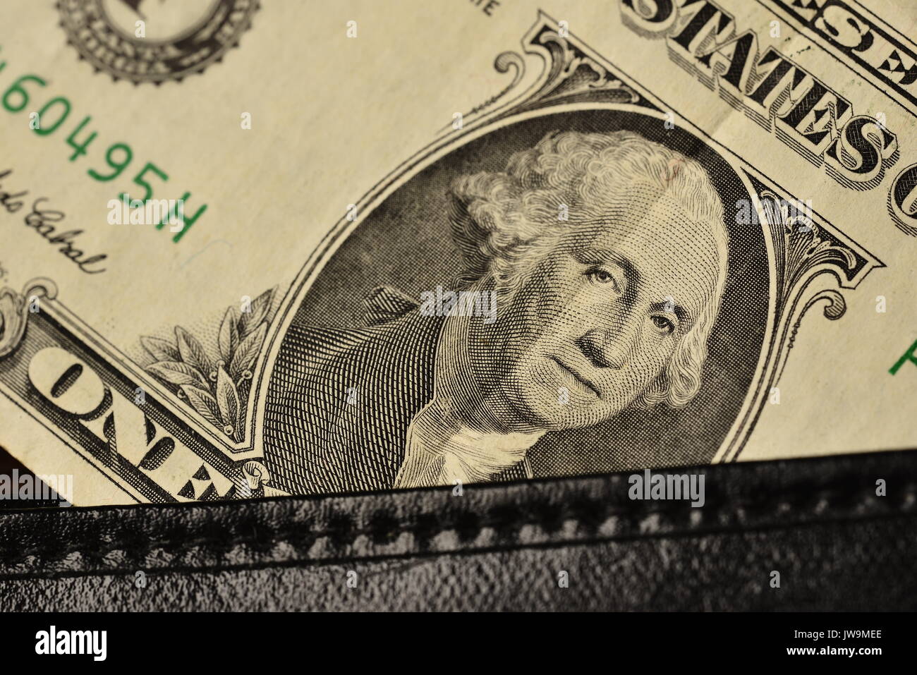 One dollar bill close hi-res stock photography and images - Alamy