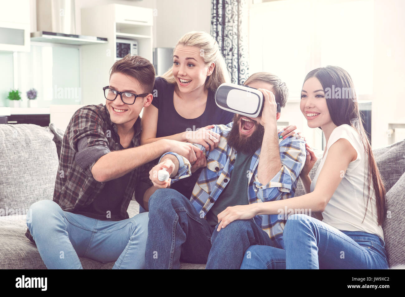 Virtual gathering hi-res stock photography and images - Alamy