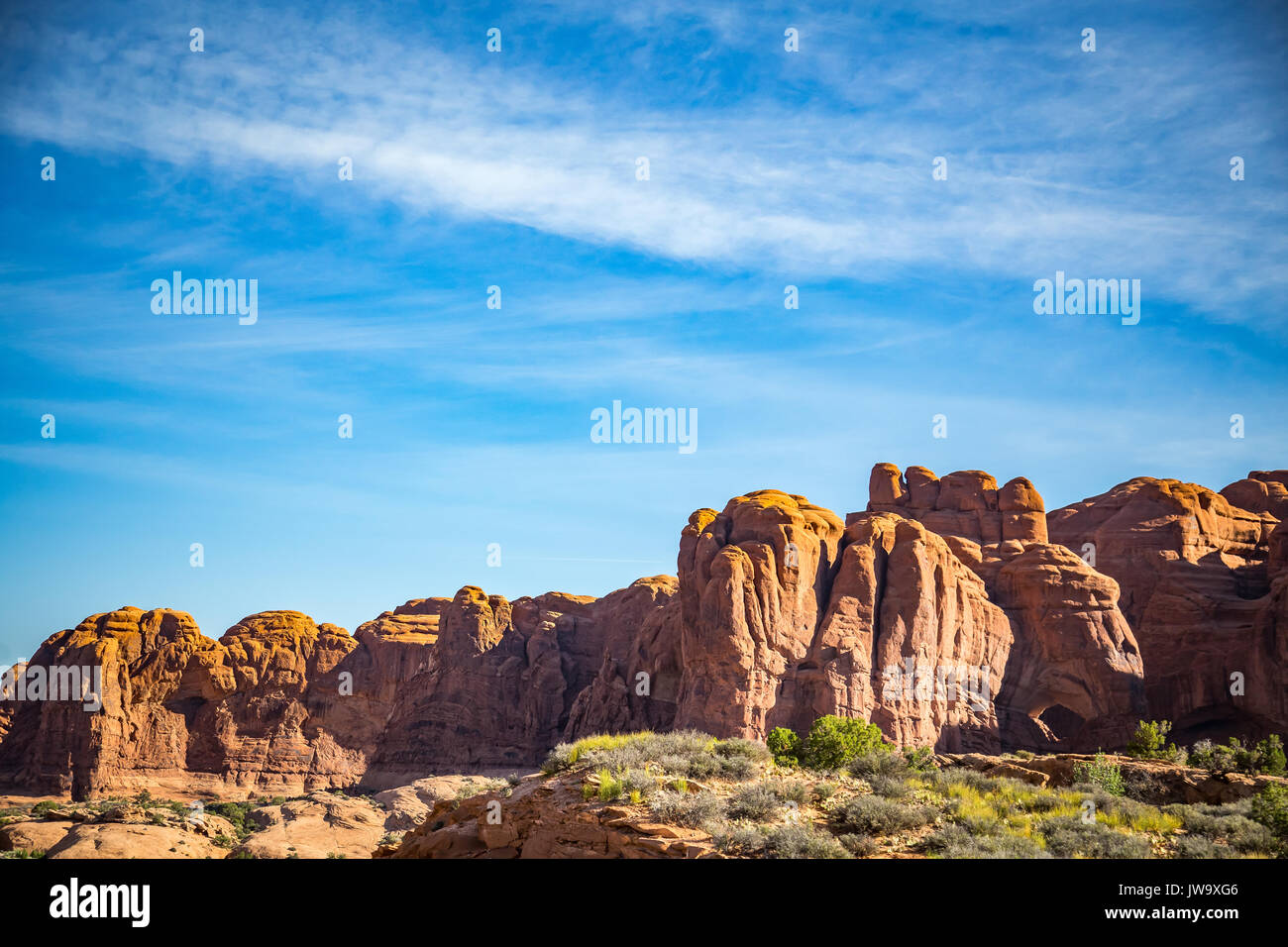 Located outside of Moab, Utah is Arches National Park consisting of 18 ...