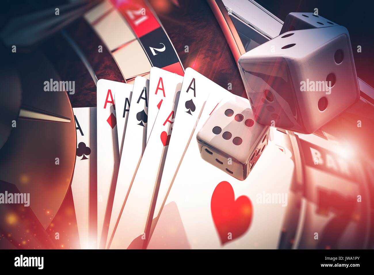 Craps machine hi-res stock photography and images - Alamy