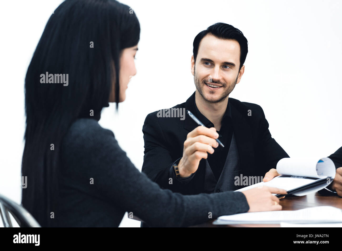 Boss and secretary hi-res stock photography and images - Alamy